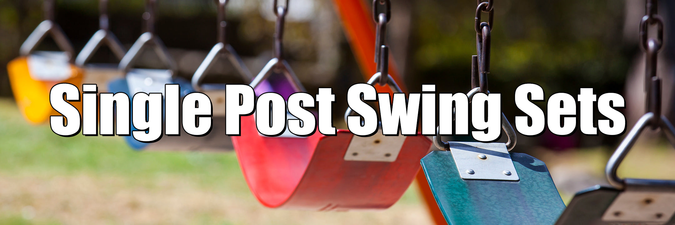 Single Post Swing Sets