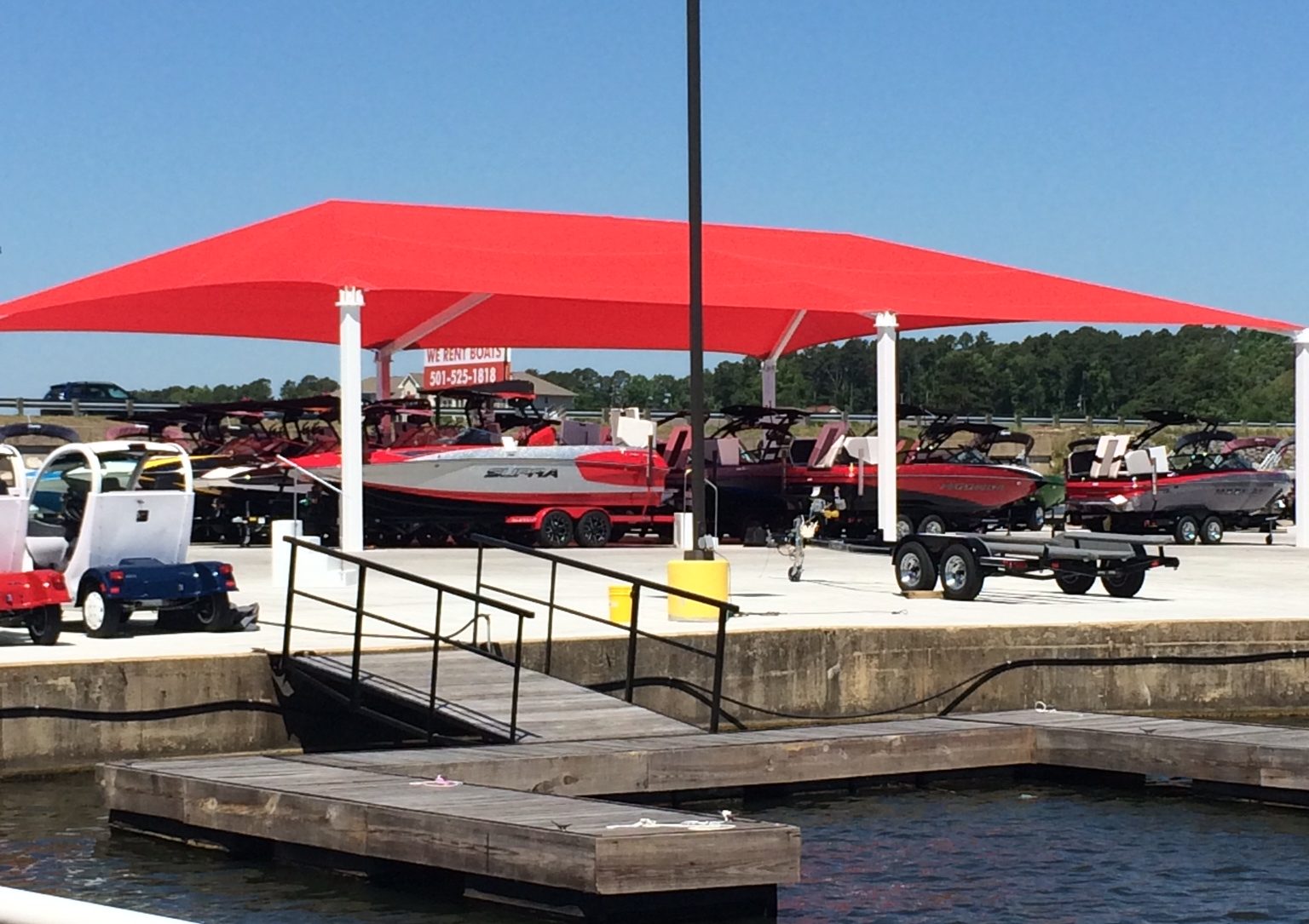6 Post Hip Super Shade Structure - 42' x 72'