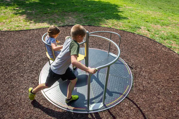 Swirl With Me group spinning play piece