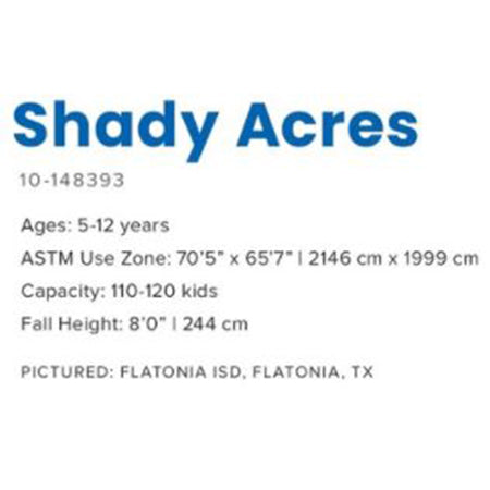 Shady Acres 1 Playground Structure